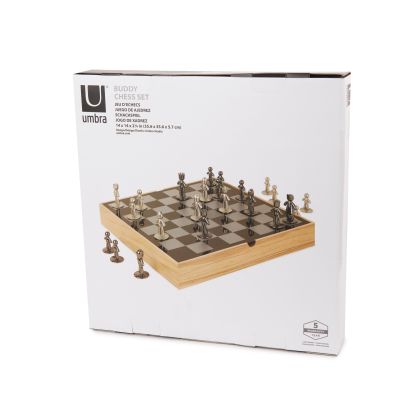 UMBRA BUDDY CHESS SET NATURAL